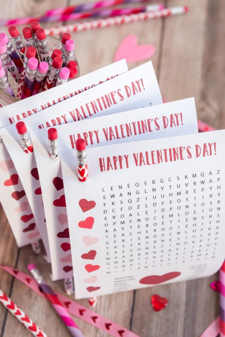 CUTEST Valentines from Teachers to Students - Just is a Four Letter Word