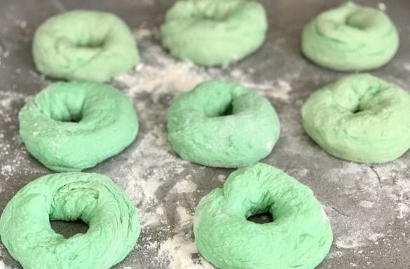 How to Make Green Bagels - Just is a Four Letter Word