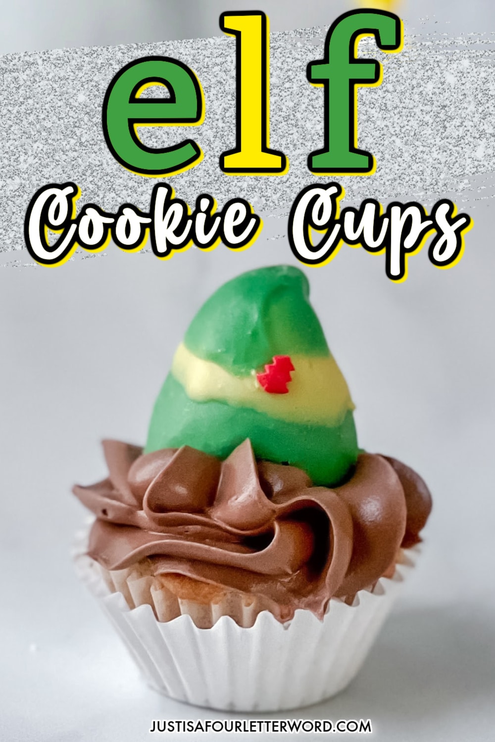 Buddy the Elf Cookie Cups - Just is a Four Letter Word