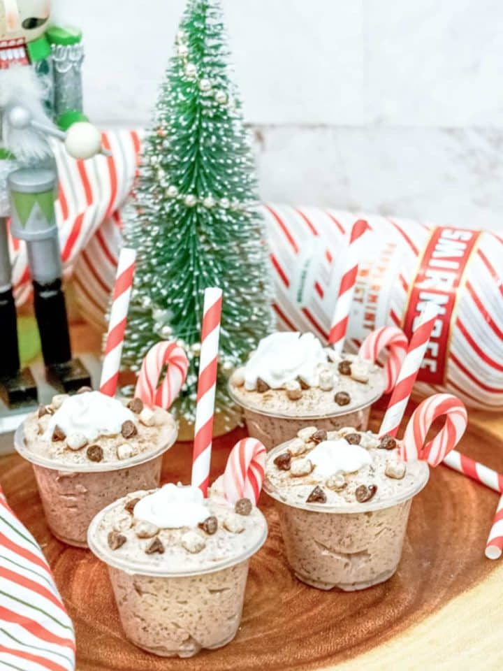 Hot Chocolate Pudding Shots - Just is a Four Letter Word