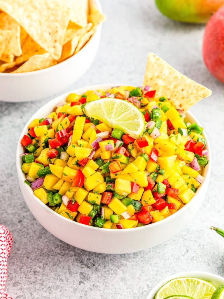 Mango Salsa Recipe for Fish Tacos - Just is a Four Letter Word