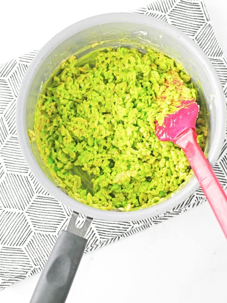 Watermelon Rice Krispie Treats - Just is a Four Letter Word