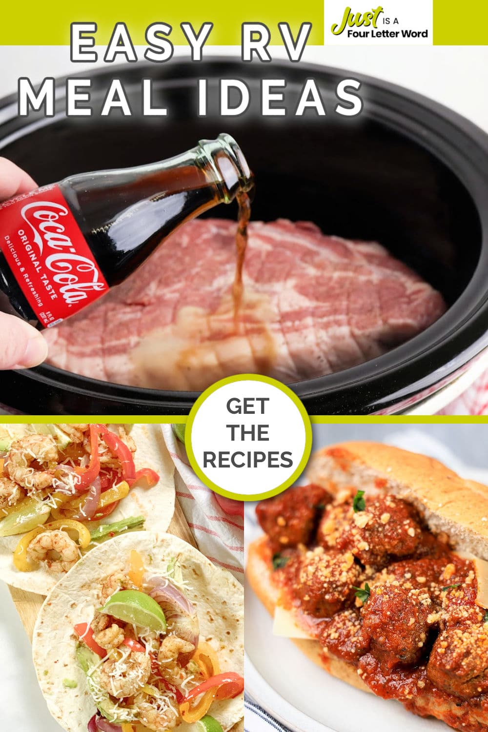 Easy RV Meal Ideas - Just is a Four Letter Word