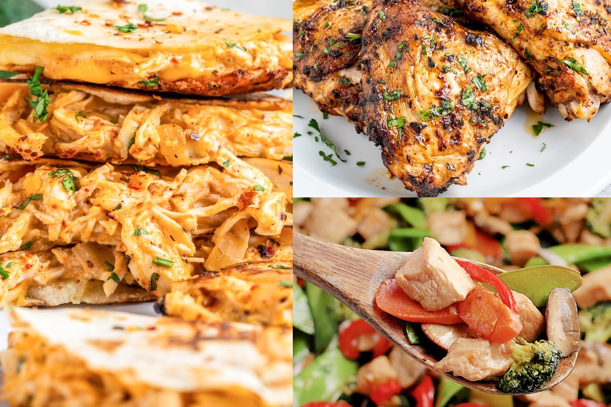 Easy Chicken Recipes for your Meal Plan - Just is a Four Letter Word
