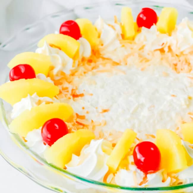 Simple Pina Colada Pie - Just is a Four Letter Word