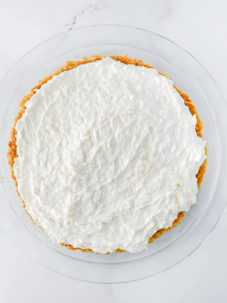 Simple Pina Colada Pie - Just is a Four Letter Word